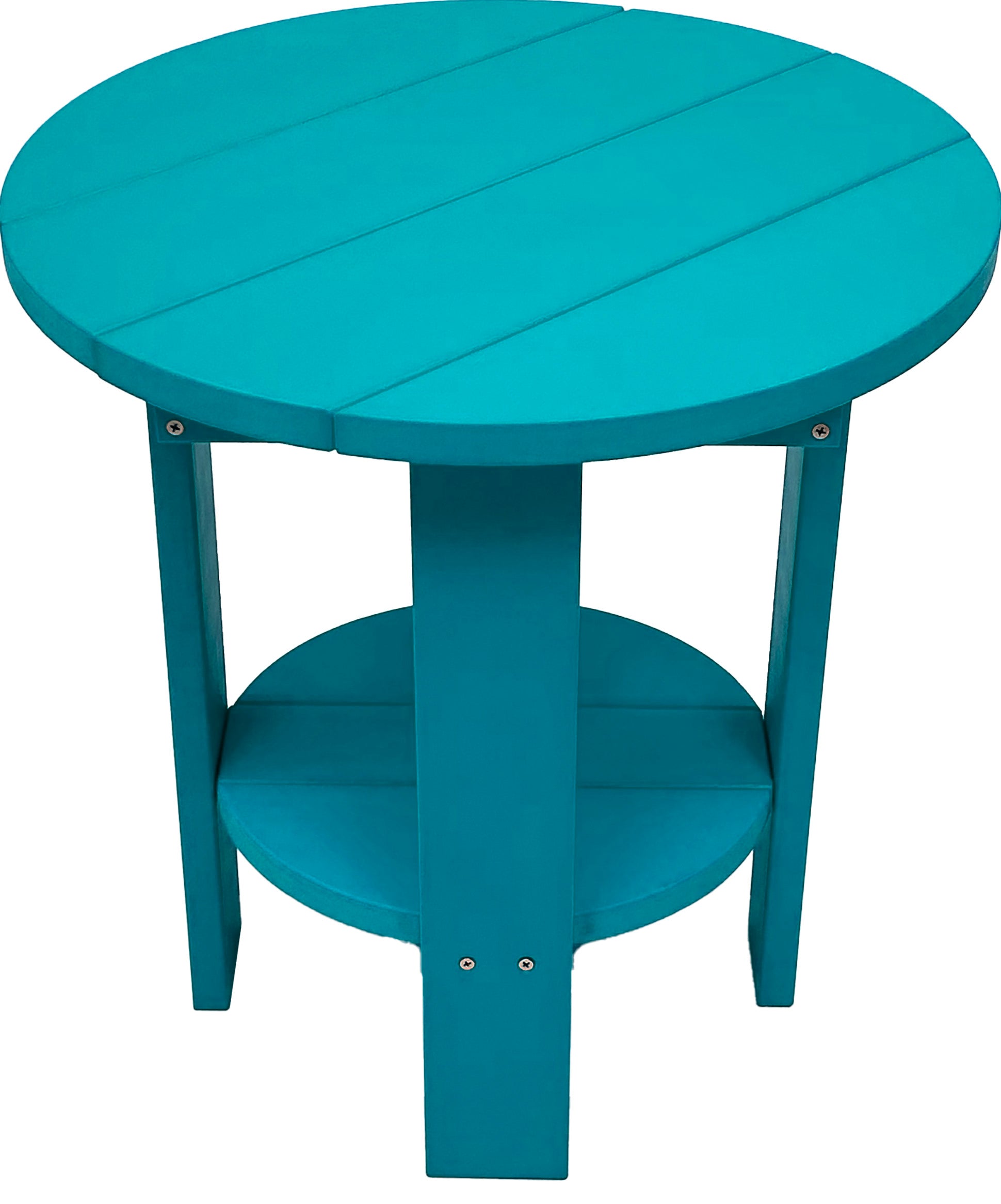 DuraWeather Poly® 22" Round Two Tier Side Table