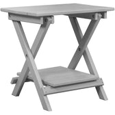 DuraWeather® Poly Folding Deluxe End Table w/ Removable Tray